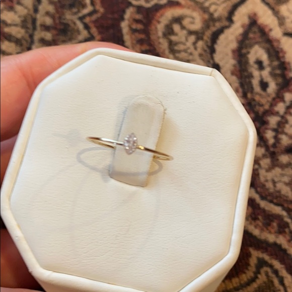 Jewelry | New 14k Real Gold Oval Promise Ring Engagement Ring | Poshmark